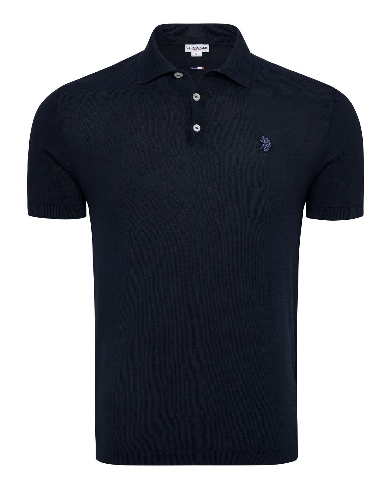 USPA Men's Wail Polo Knit SS Navy – USPA Shop